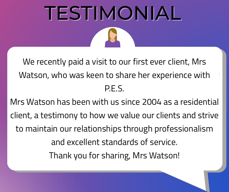 Residential client experience with P.E.S. - PES Fire & Security Systems